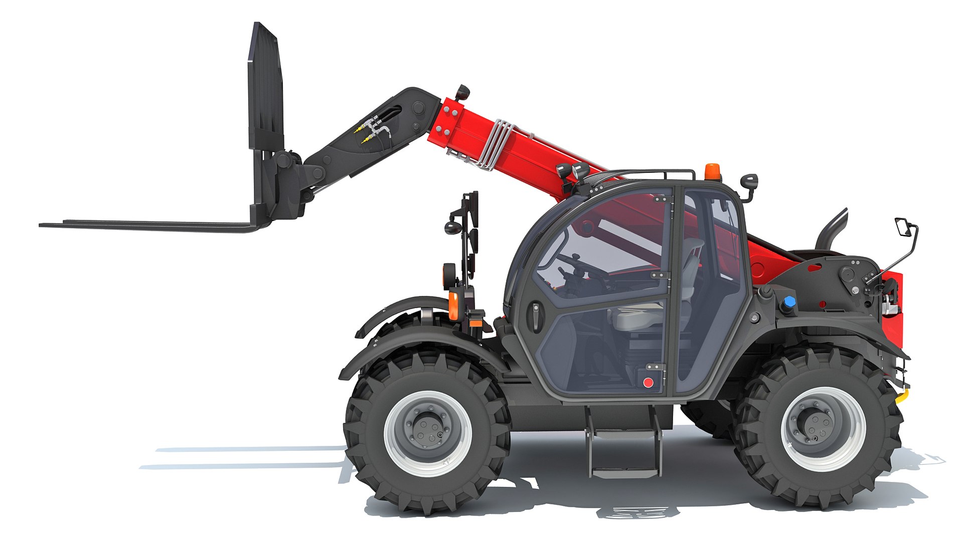Telescopic Telehandler Forklift 3D Model - TurboSquid 2255864