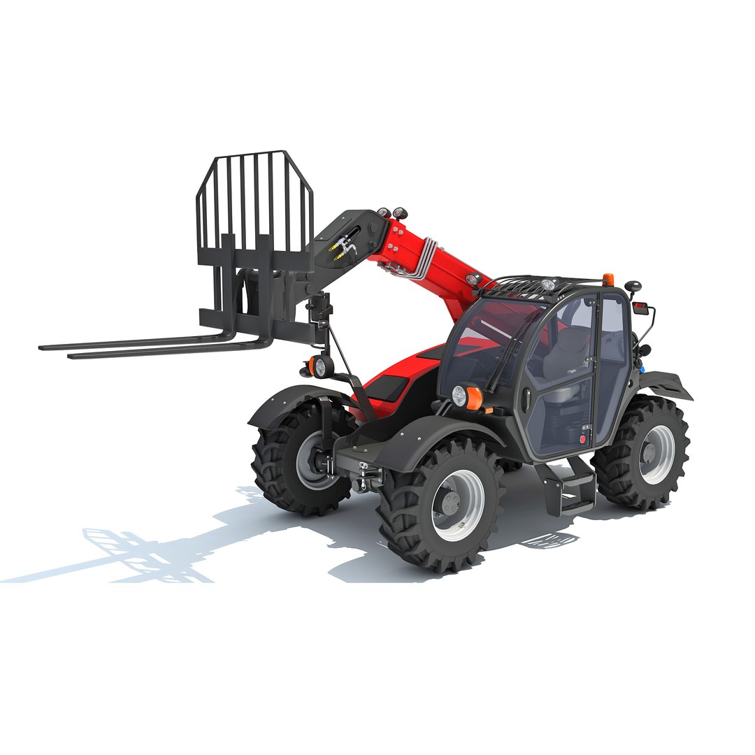Telescopic Telehandler Forklift 3D Model - TurboSquid 2255864