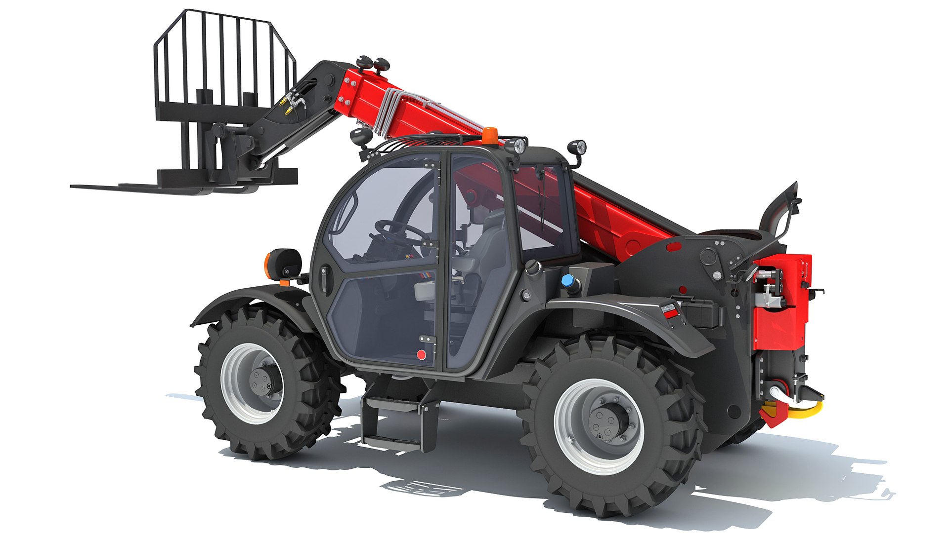 Telescopic Telehandler Forklift 3D Model - TurboSquid 2255864