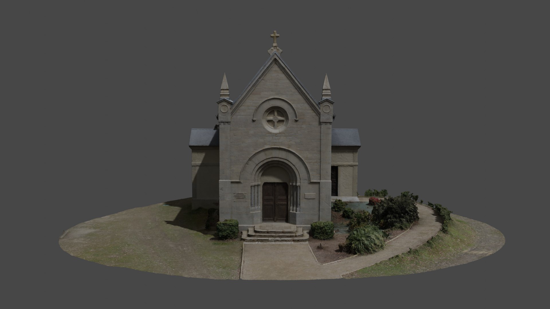 3D French Chapel Photogrammetry 3D Model - TurboSquid 1853980