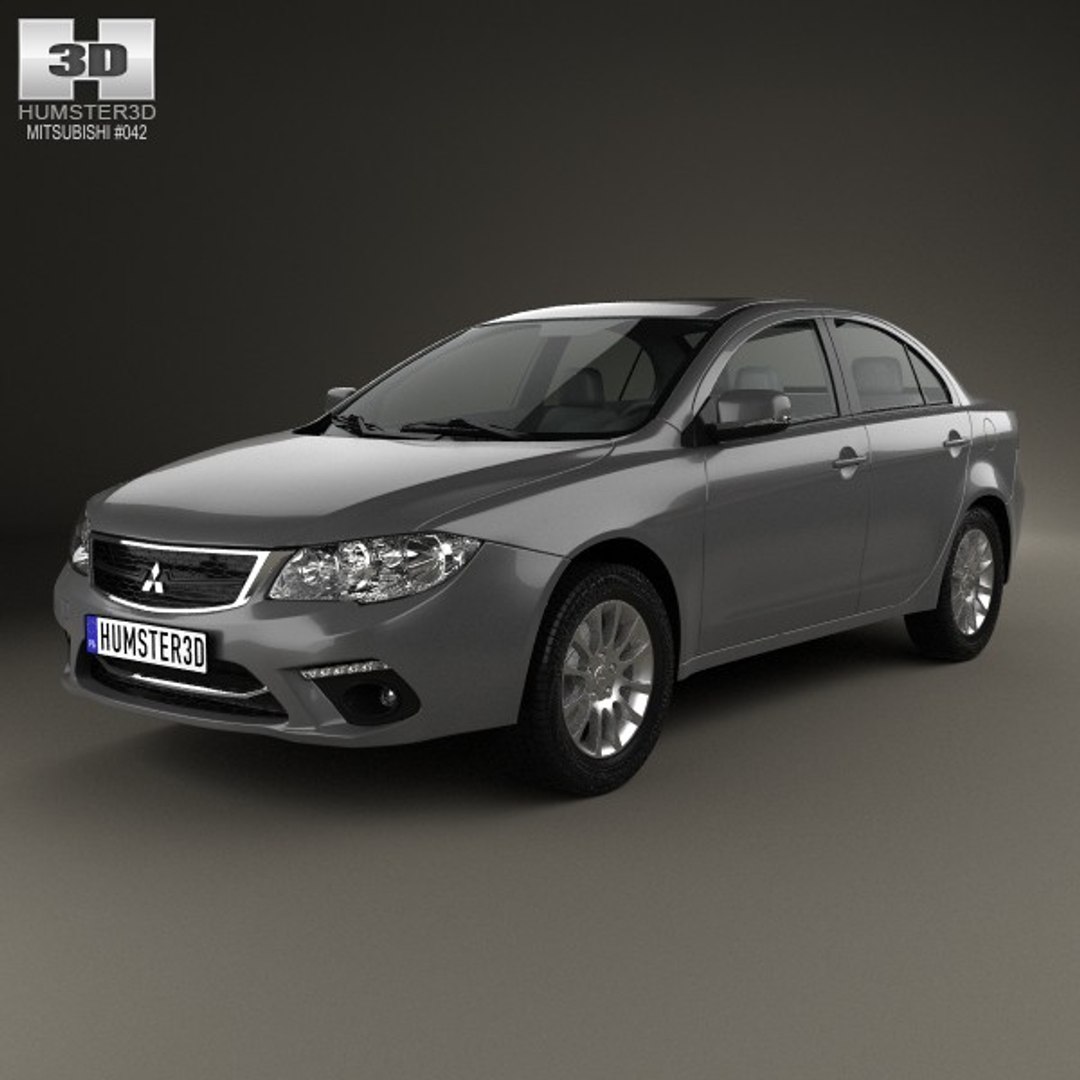 mitsubishi lancer fortis 3d obj