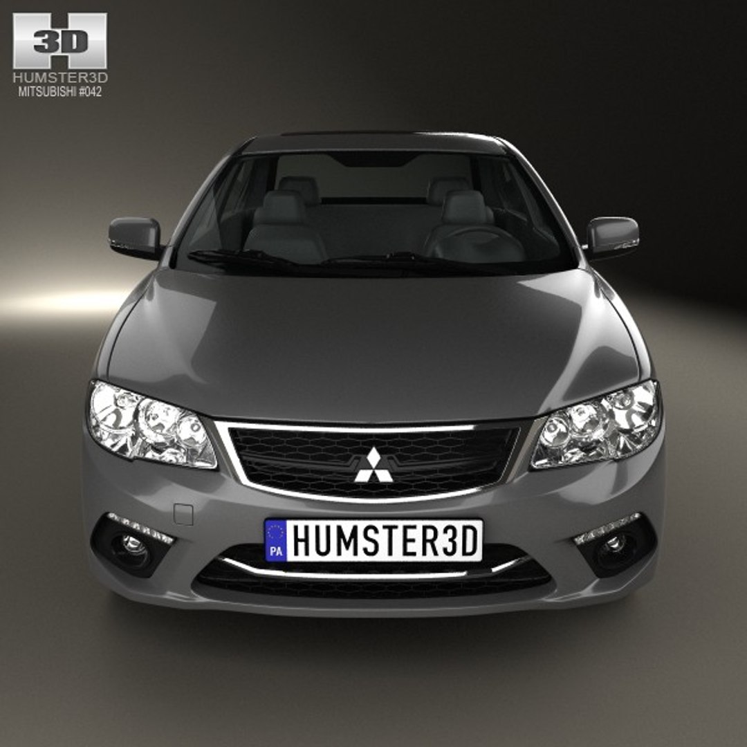 mitsubishi lancer fortis 3d obj