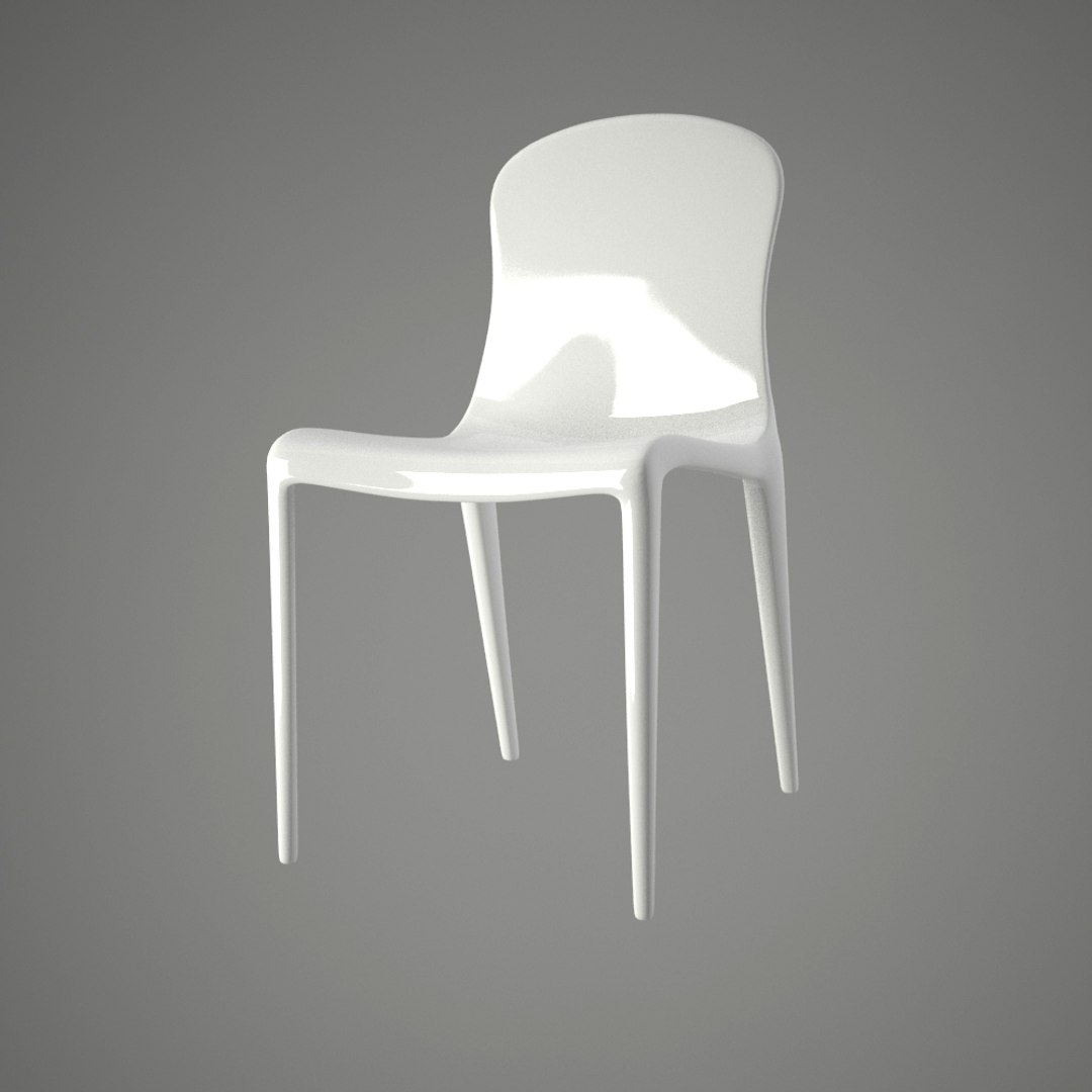 Victoria Chair Polycarbonate 3d Model