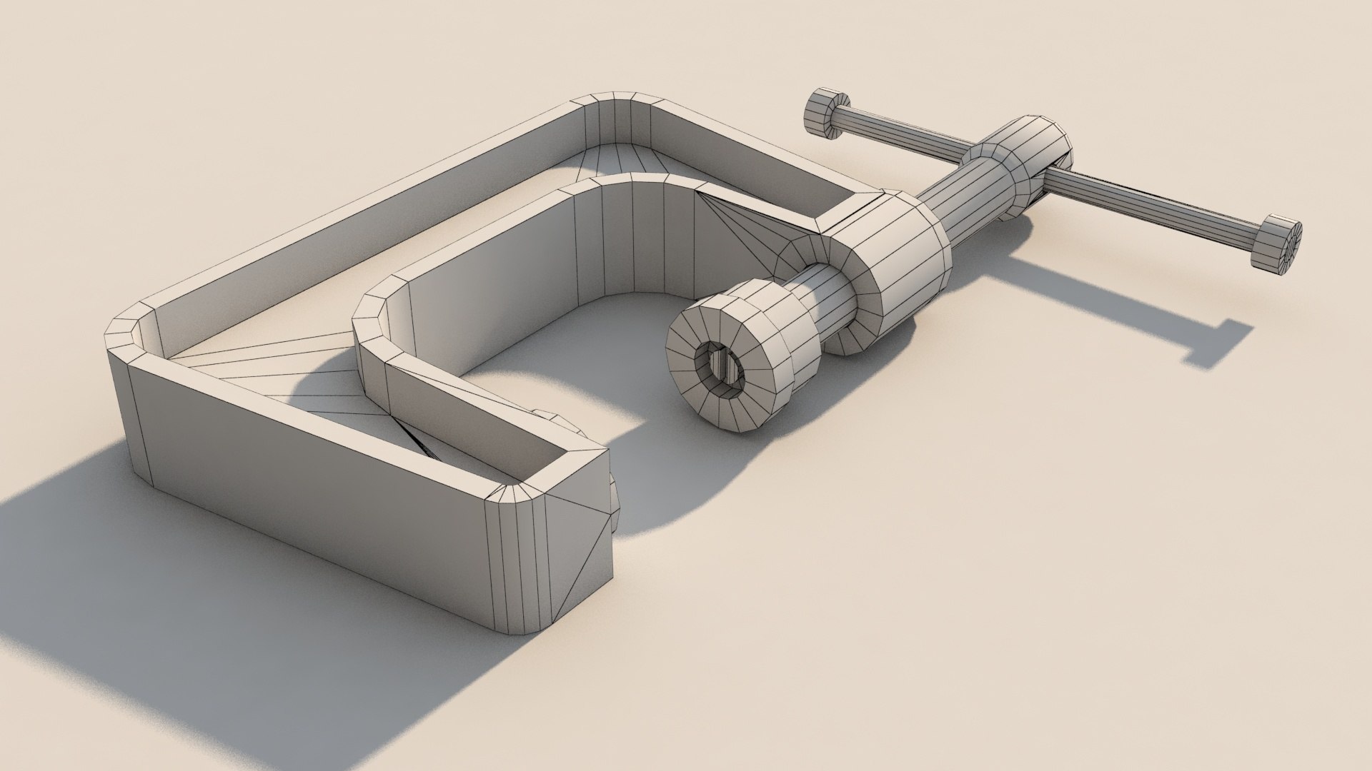 3D C Clamp - TurboSquid 1255777