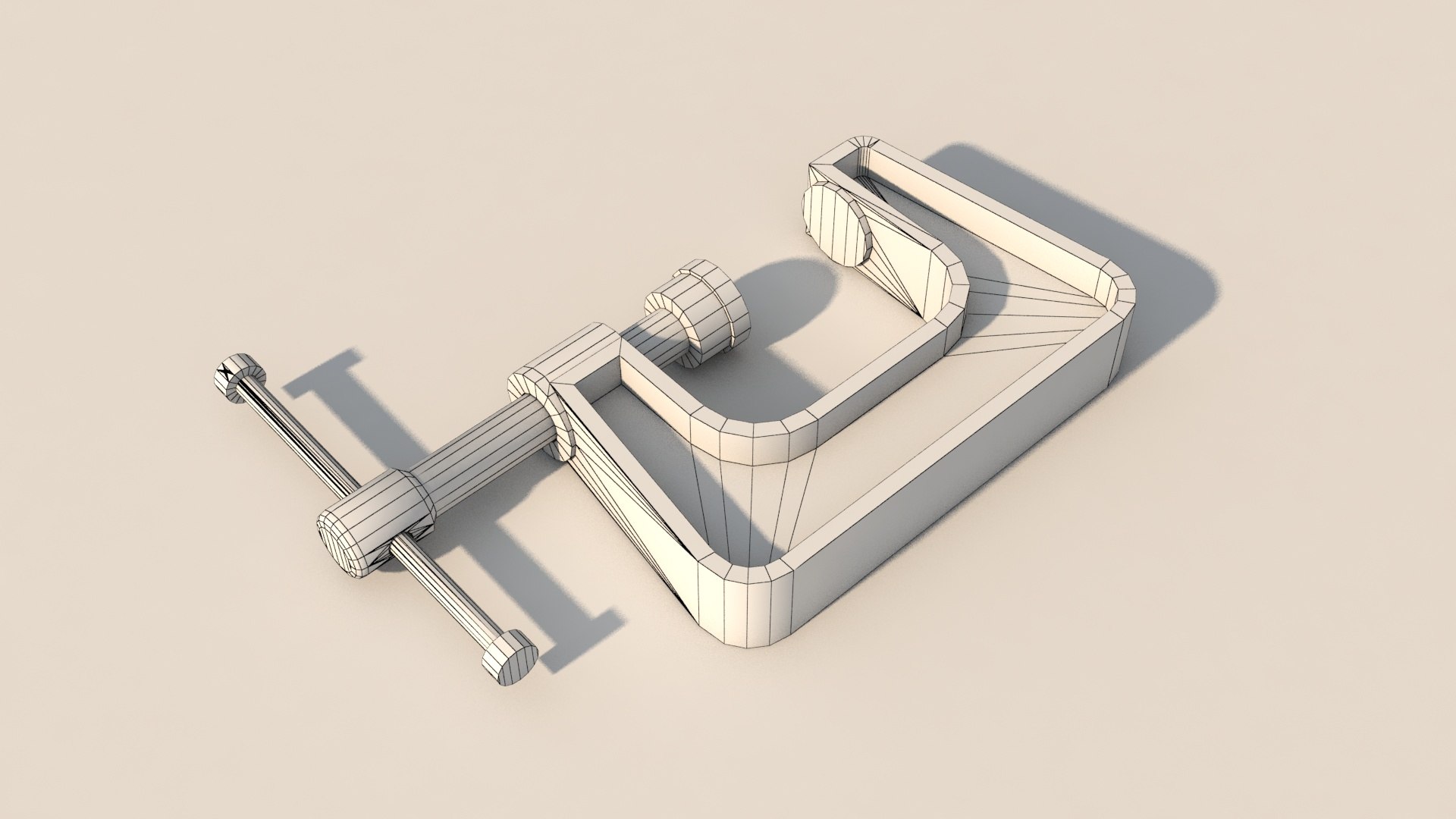 3D C Clamp - TurboSquid 1255777