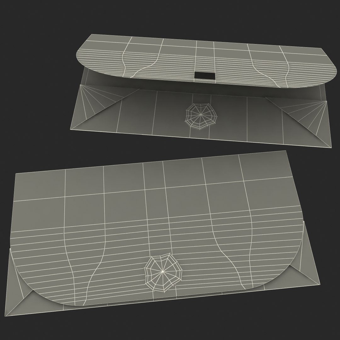 3d model envelope greetings