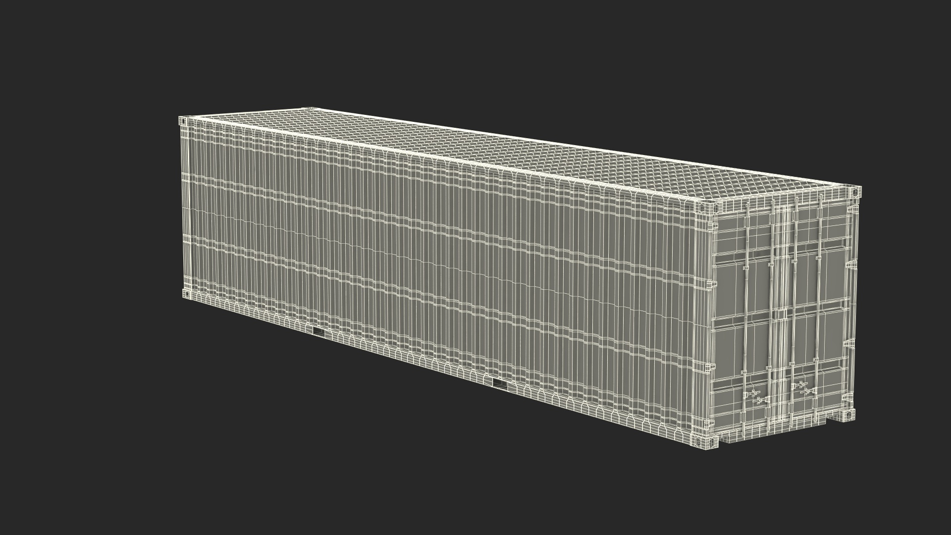 3D 40 Foot Shipping Container Model - TurboSquid 2143558