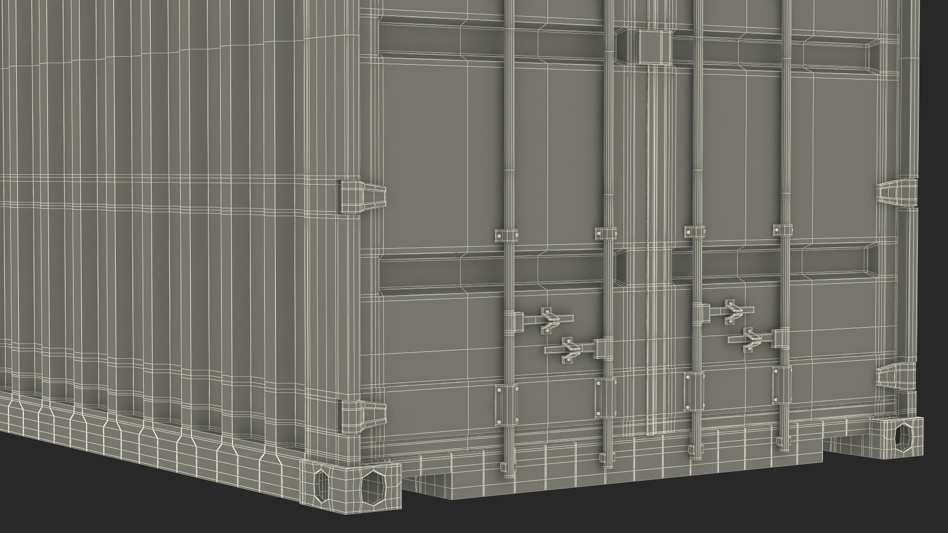 3D 40 Foot Shipping Container Model - TurboSquid 2143558