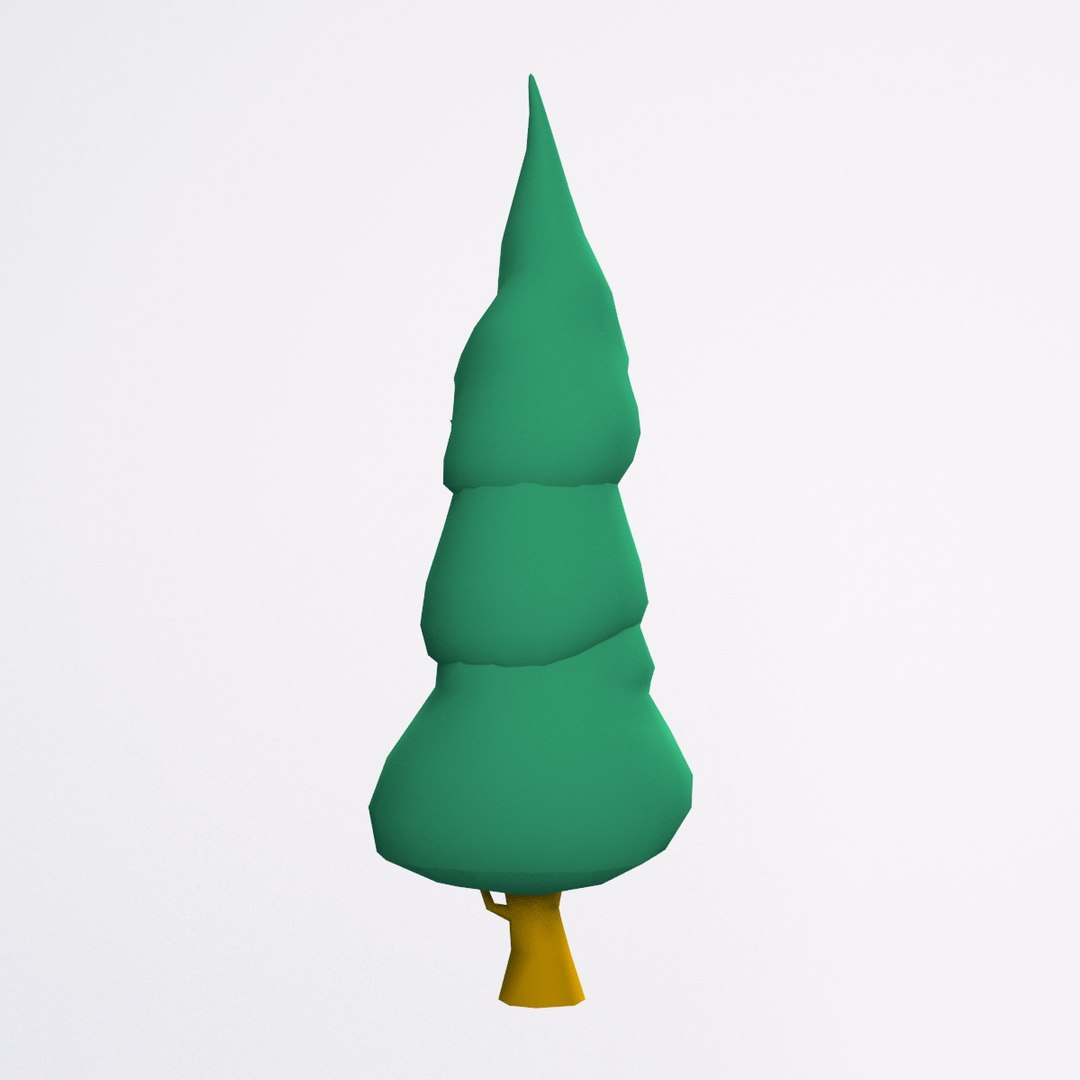 3d Cartoon Trees