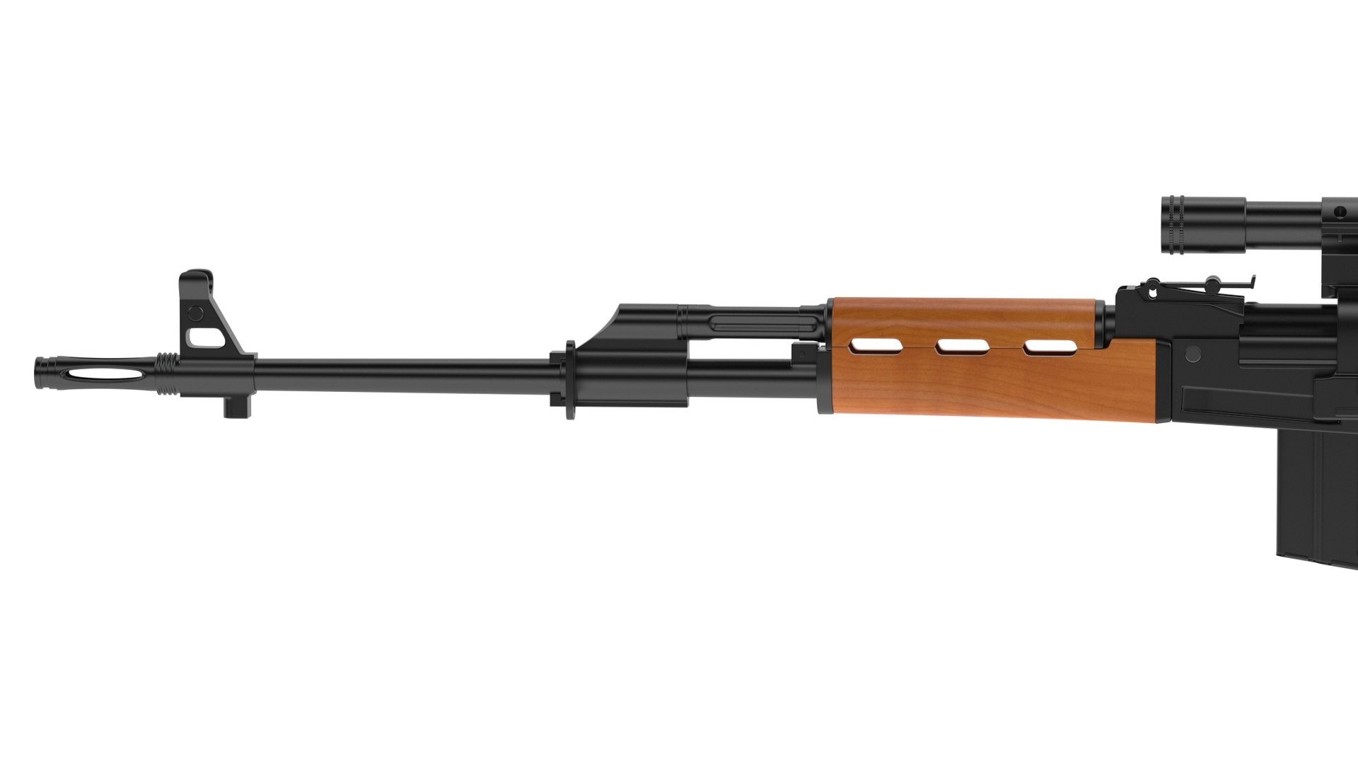 Zastava M76 model - TurboSquid 1742586