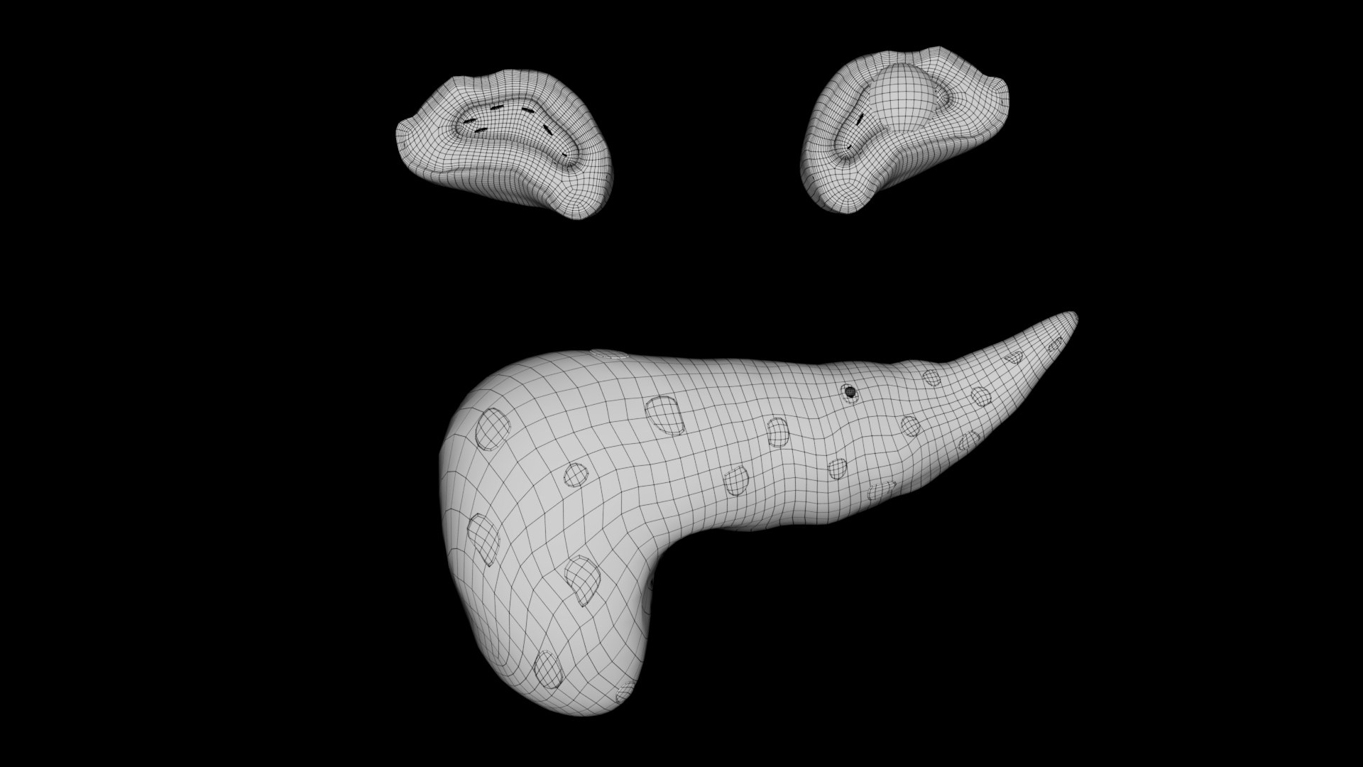 Human Anatomy-Endocrine System Model - TurboSquid 2229867