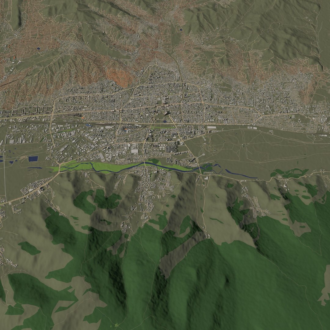 3D Ulaanbaatar Mongolia - City And Urban Model - TurboSquid 2427971