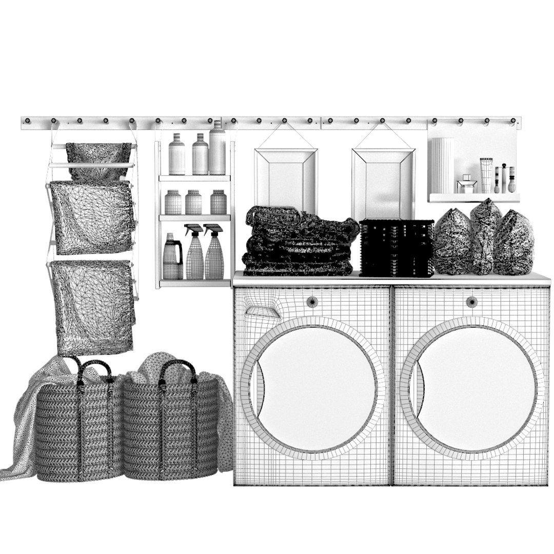 3D Laundry - TurboSquid 1255008