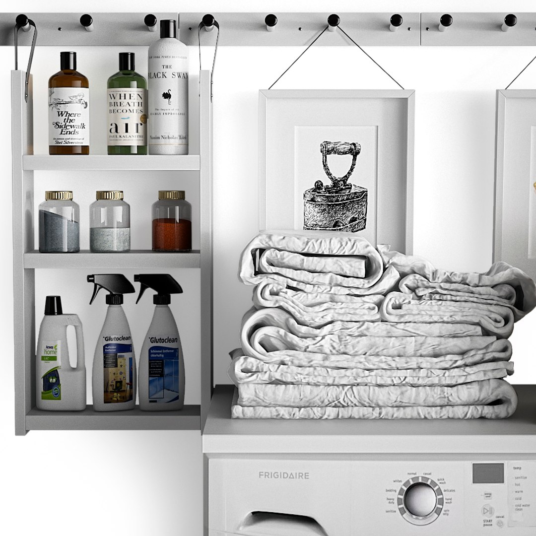 3D Laundry - TurboSquid 1255008