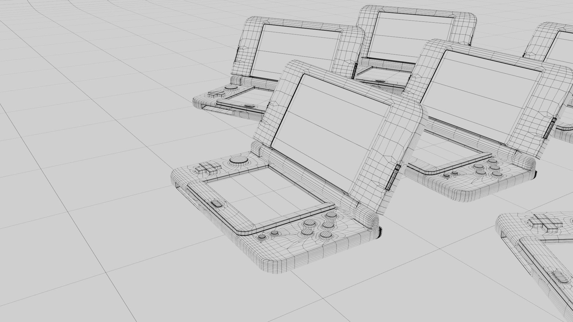 Nintendo 3Ds Colors 3D Model - TurboSquid 2314370