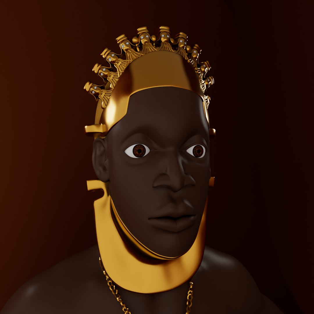 BENIN STATUE REFINE 3D model - TurboSquid 1967227