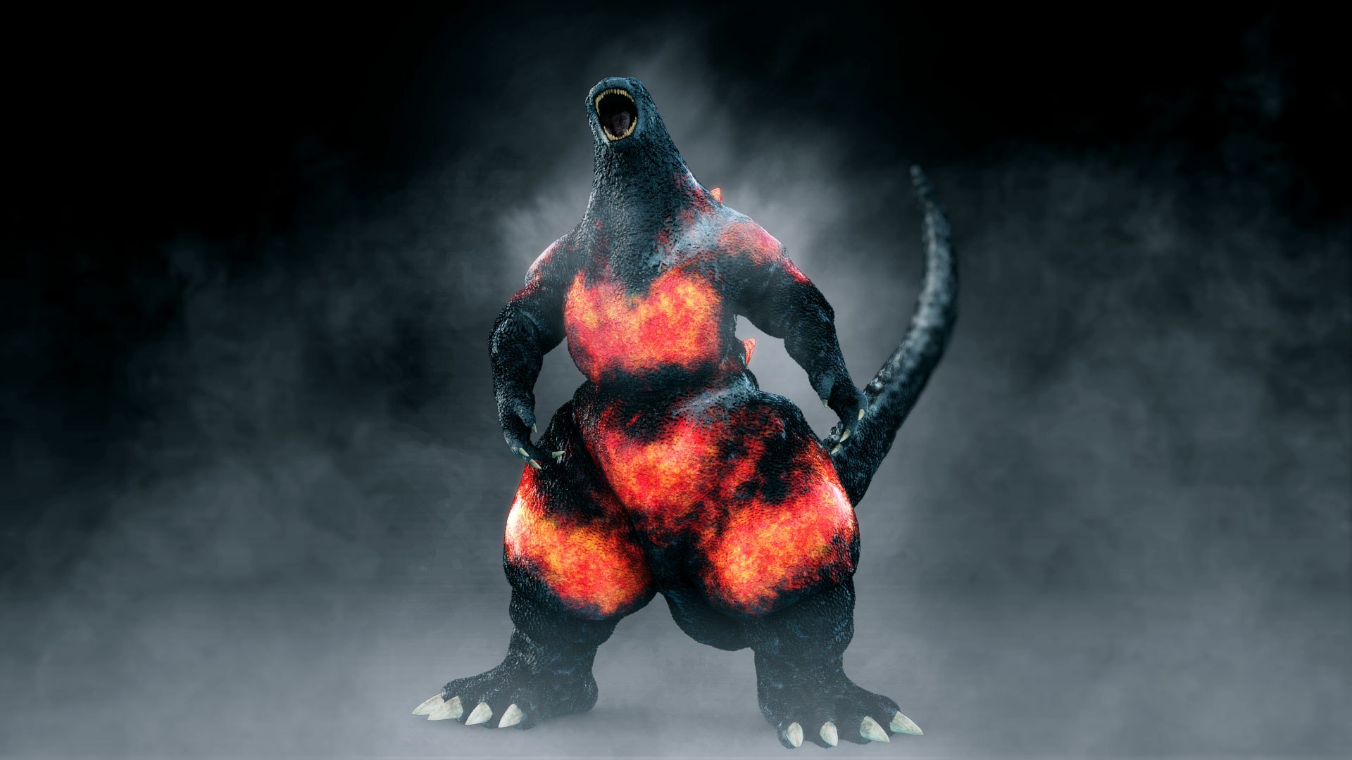 3D Model BurningGodzilla - TurboSquid 2068769
