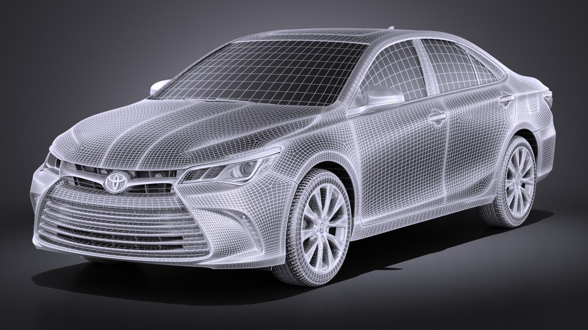 3d model toyota camry le
