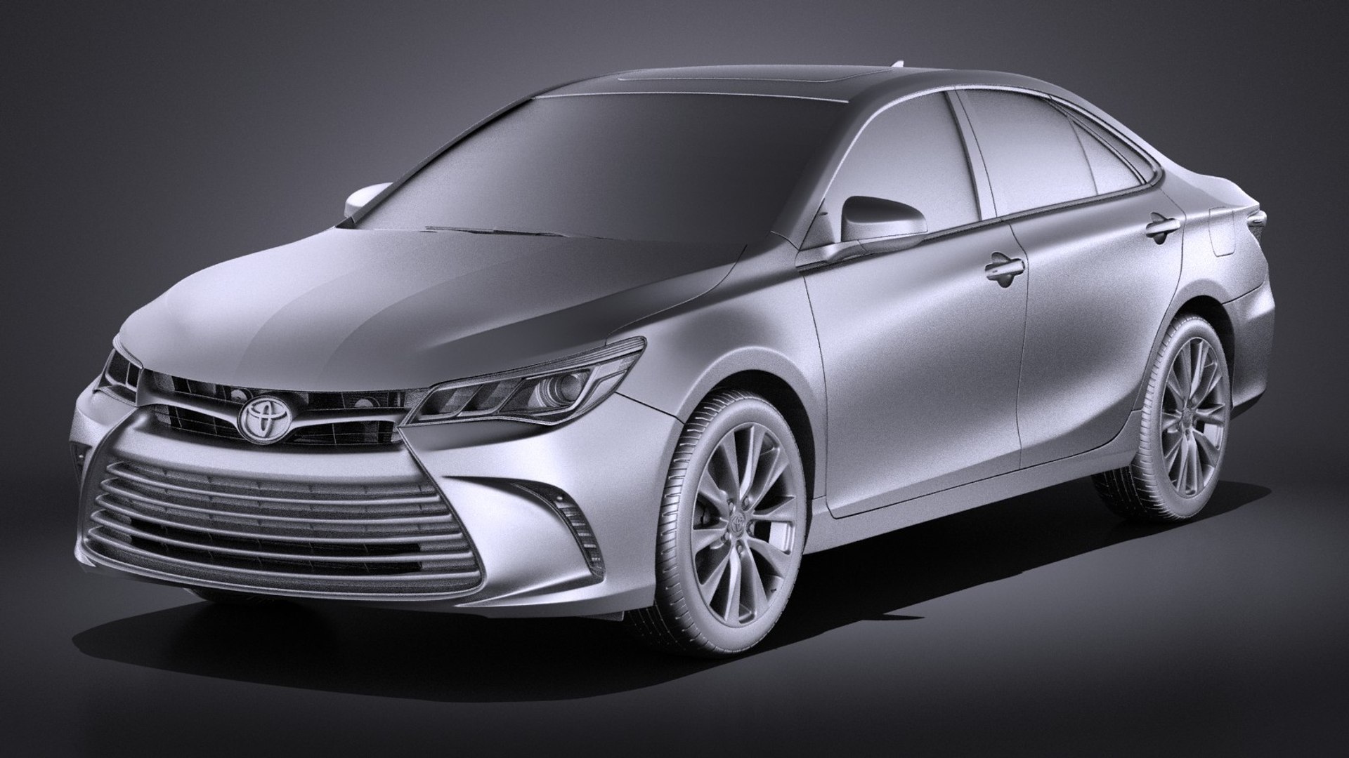 3d Model Toyota Camry Le