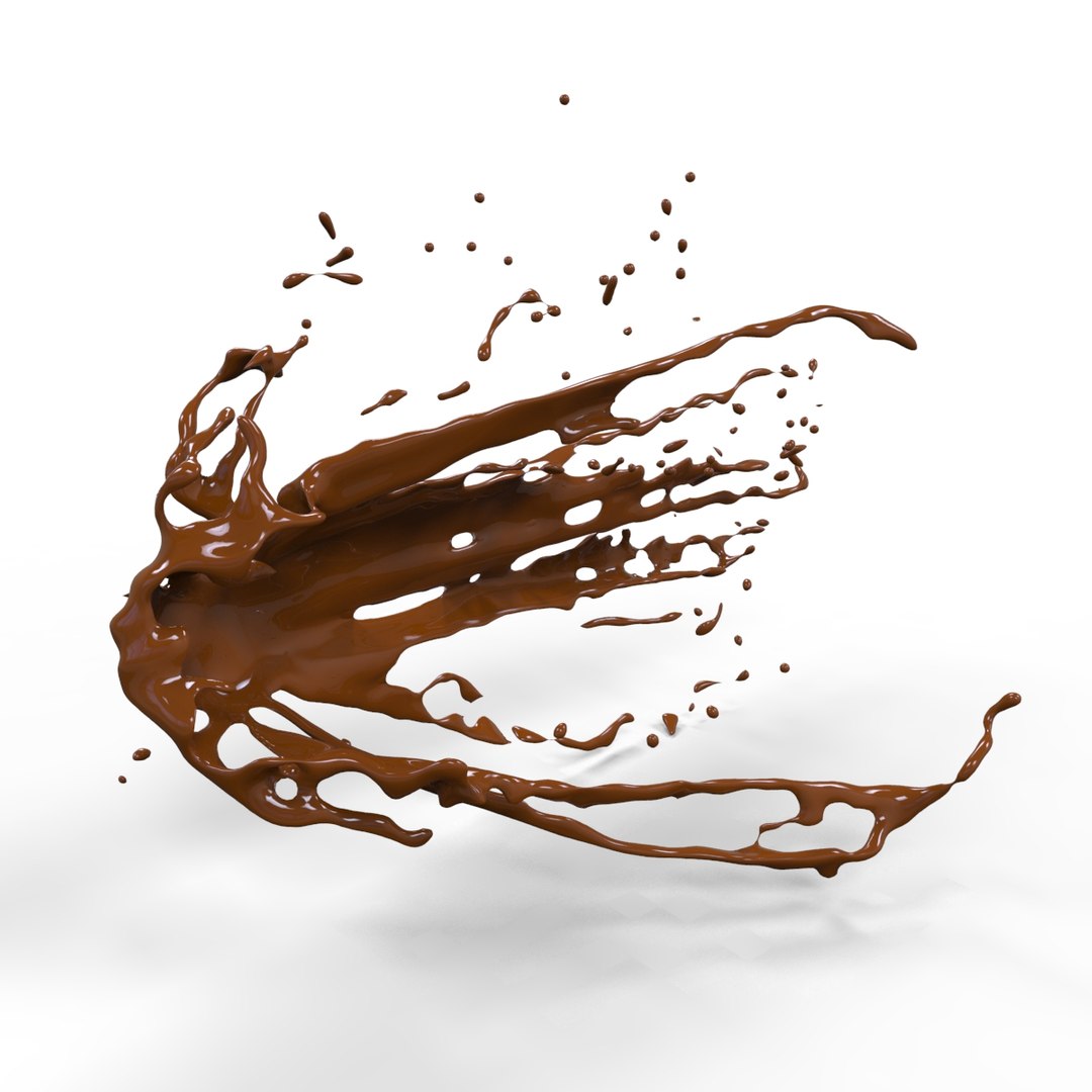 Splash Paint Set 3d Model