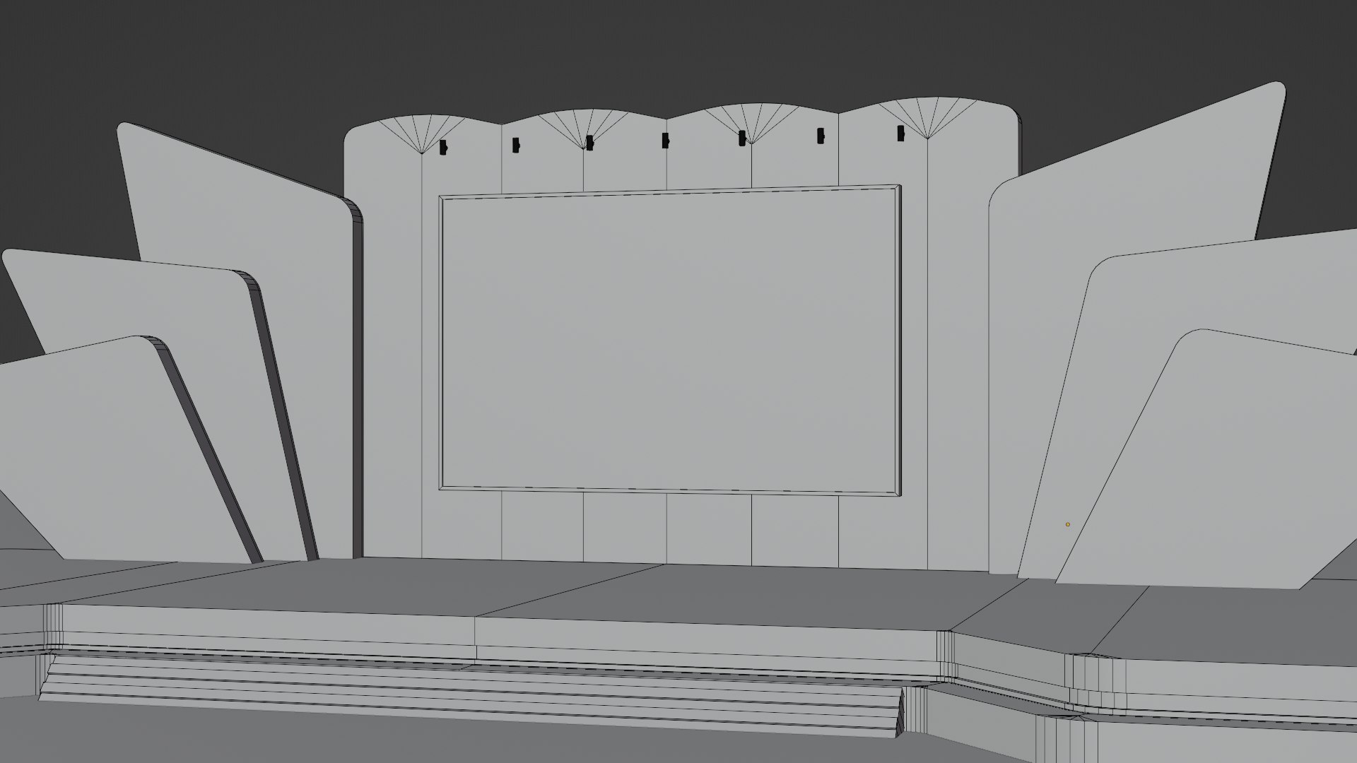 3D Entertainment Concert Or Corporate Event Stage With Light ...