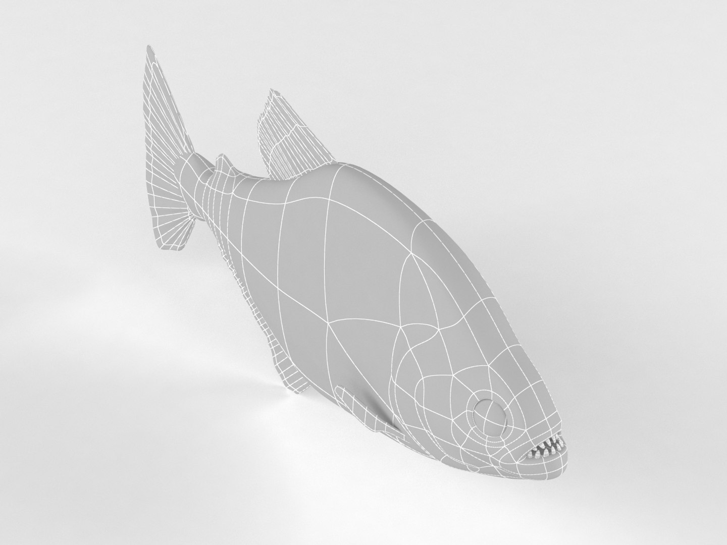 3D Piranha Modeled Model - TurboSquid 1339770