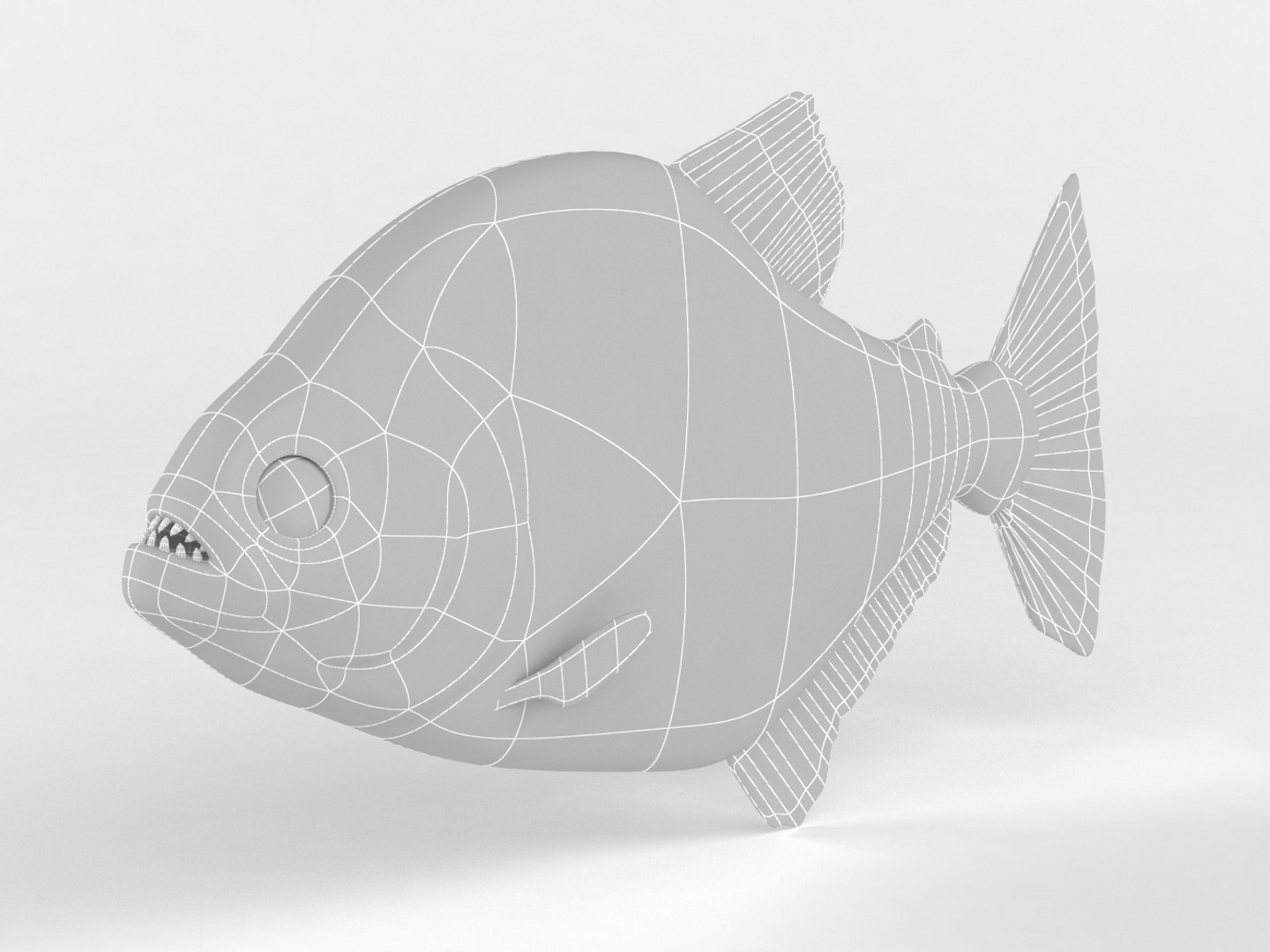 3D Piranha Modeled Model - TurboSquid 1339770