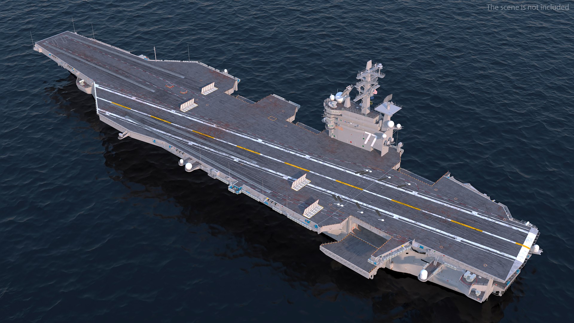 3D Model Aircraft Carrier USS George H W Bush CVN-77 - TurboSquid 2440845