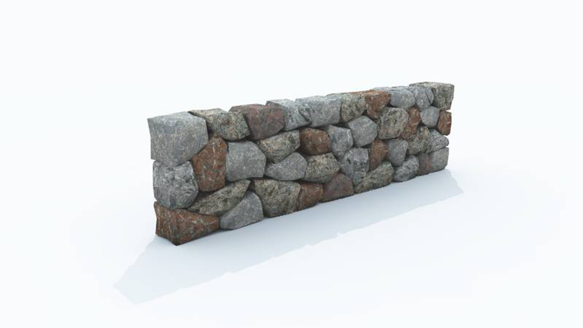 3D Model Stone Wall - TurboSquid 1173873