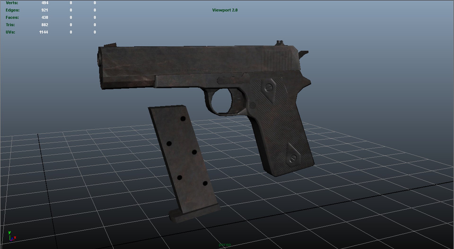 colt 1911 3d model