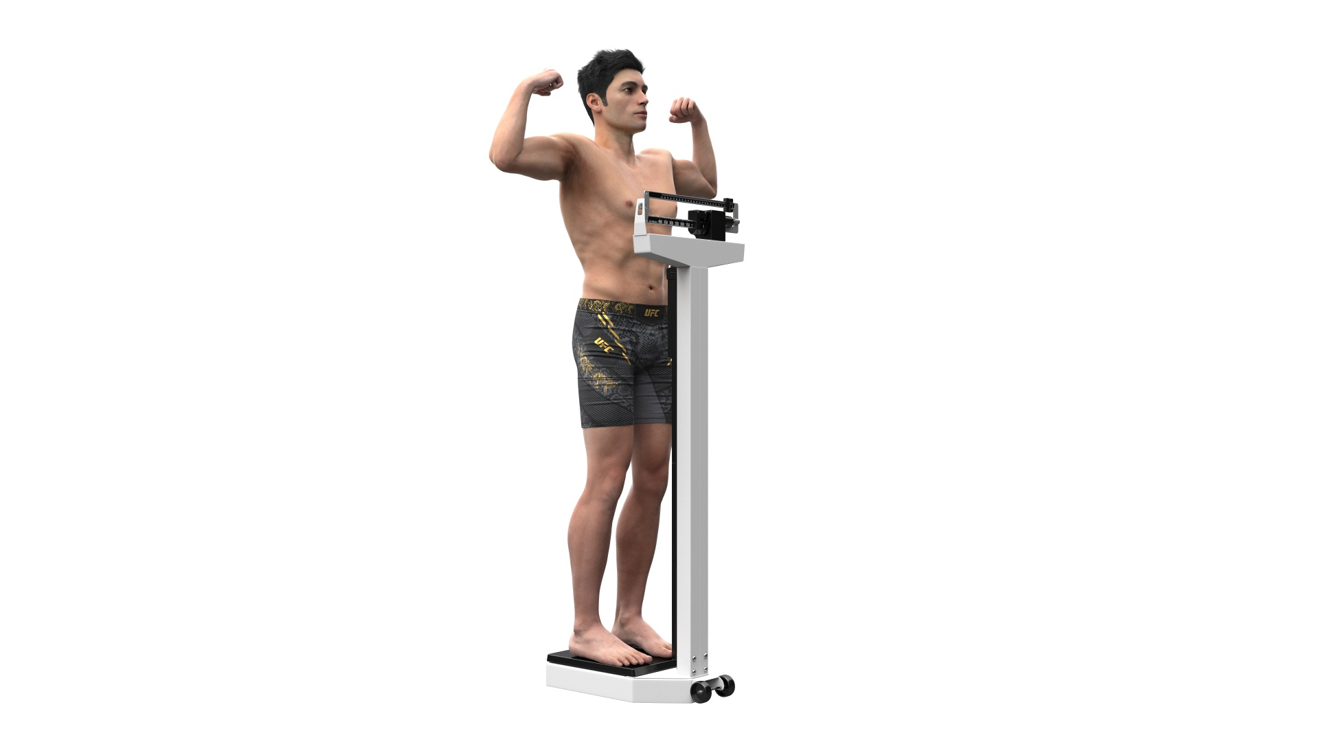 3D UFC MMA Fighter On Scale Fur - TurboSquid 2333984