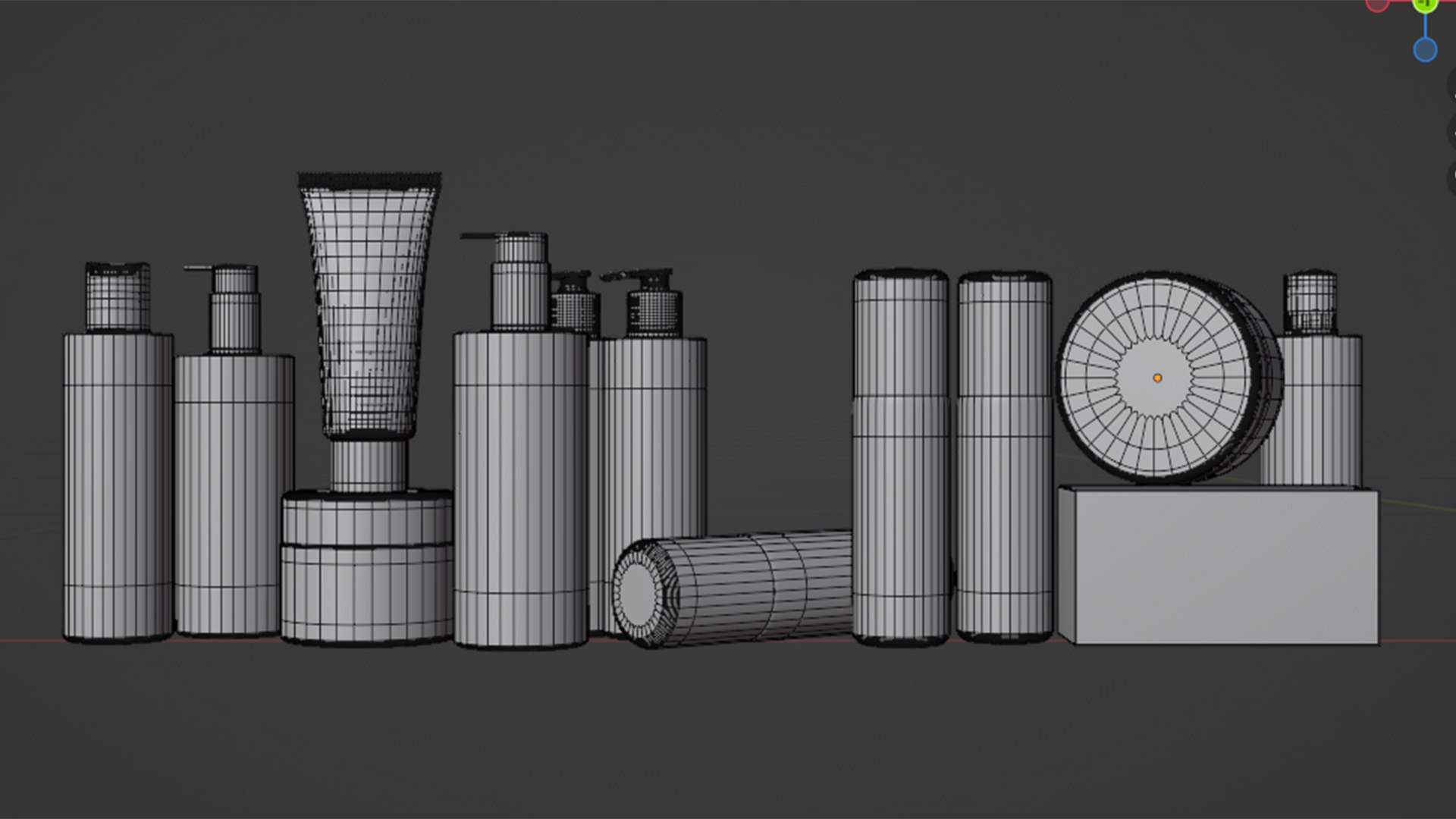Cosmetic containers 3d models and mockup Collection 04 3D - TurboSquid ...