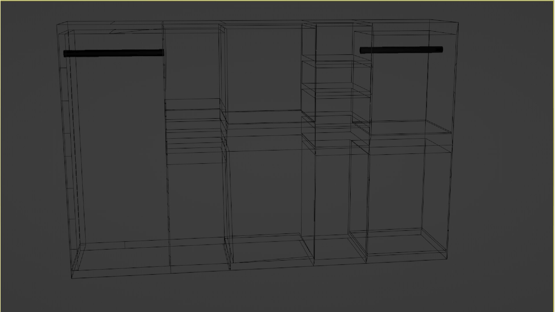 Multi-Layered-Level Cupboard Almari Pelbagai Guna 3D - TurboSquid 1942511