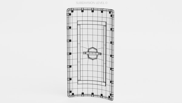 modelo 3d Escudo de madera - TurboSquid 1881296