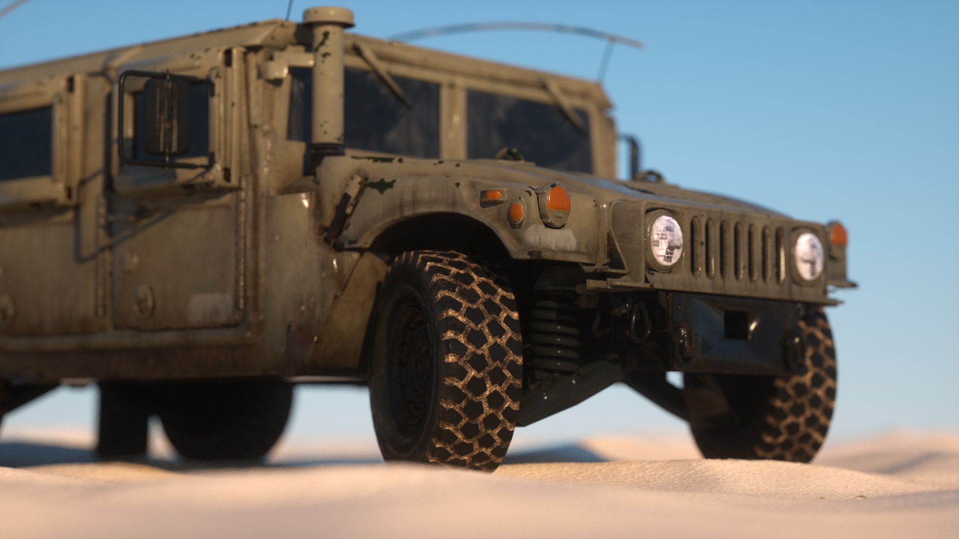 3D SUV Humvee Military Model - TurboSquid 1831063