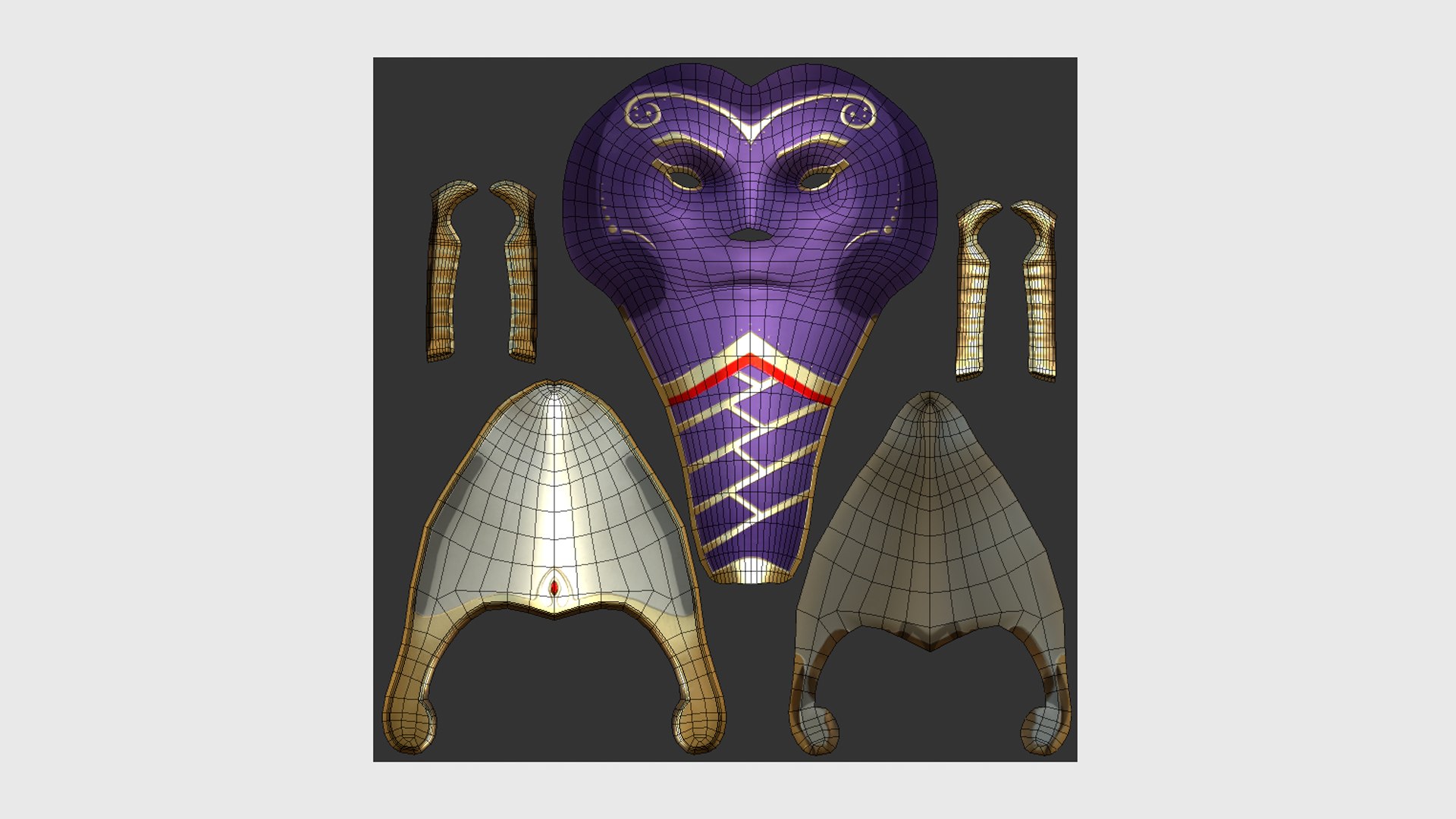 3D Osiris Mask A08 - Egyptian Gods Character Clothing - TurboSquid 2217709