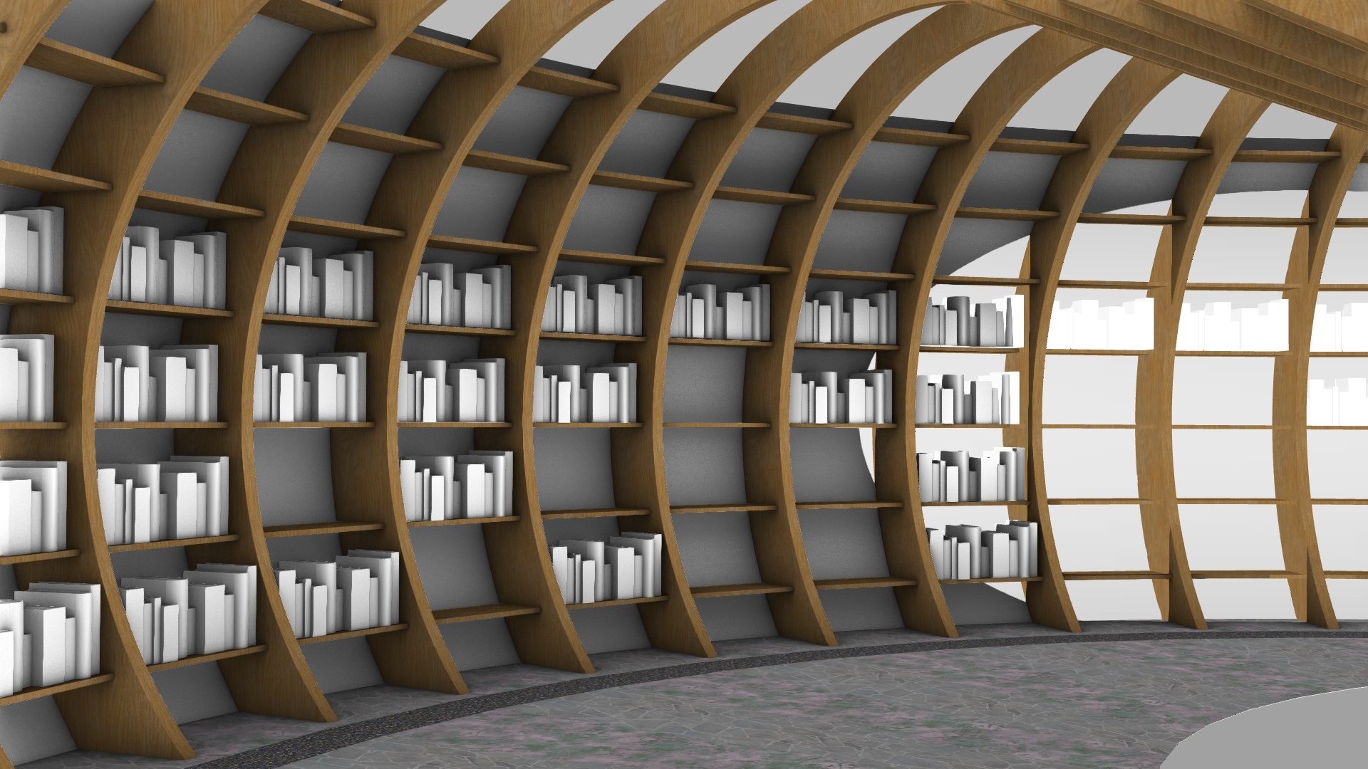 Library Outdoor 3D Model - TurboSquid 2045639