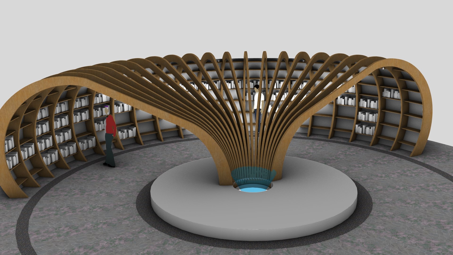 Library Outdoor 3D Model - TurboSquid 2045639