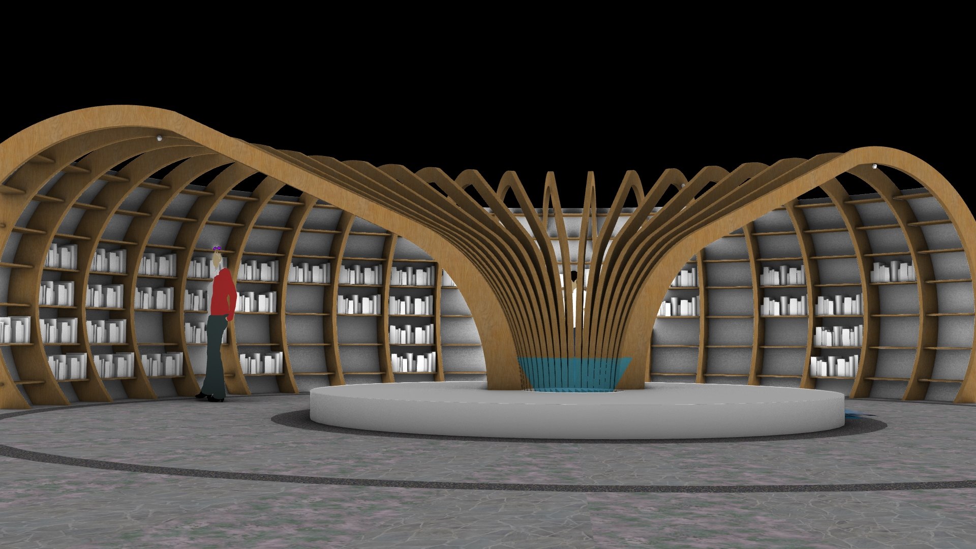 Library Outdoor 3D Model - TurboSquid 2045639