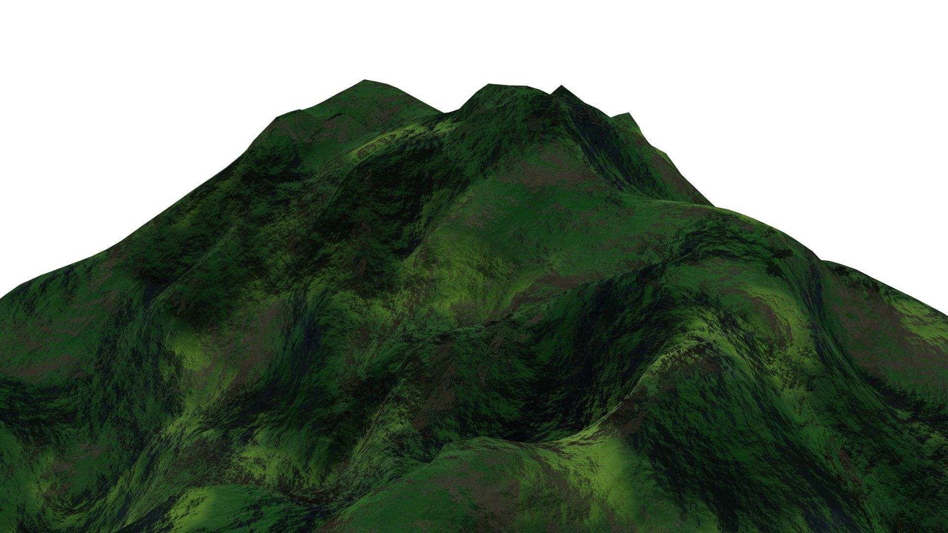 3D Green Landscape - TurboSquid 1929654