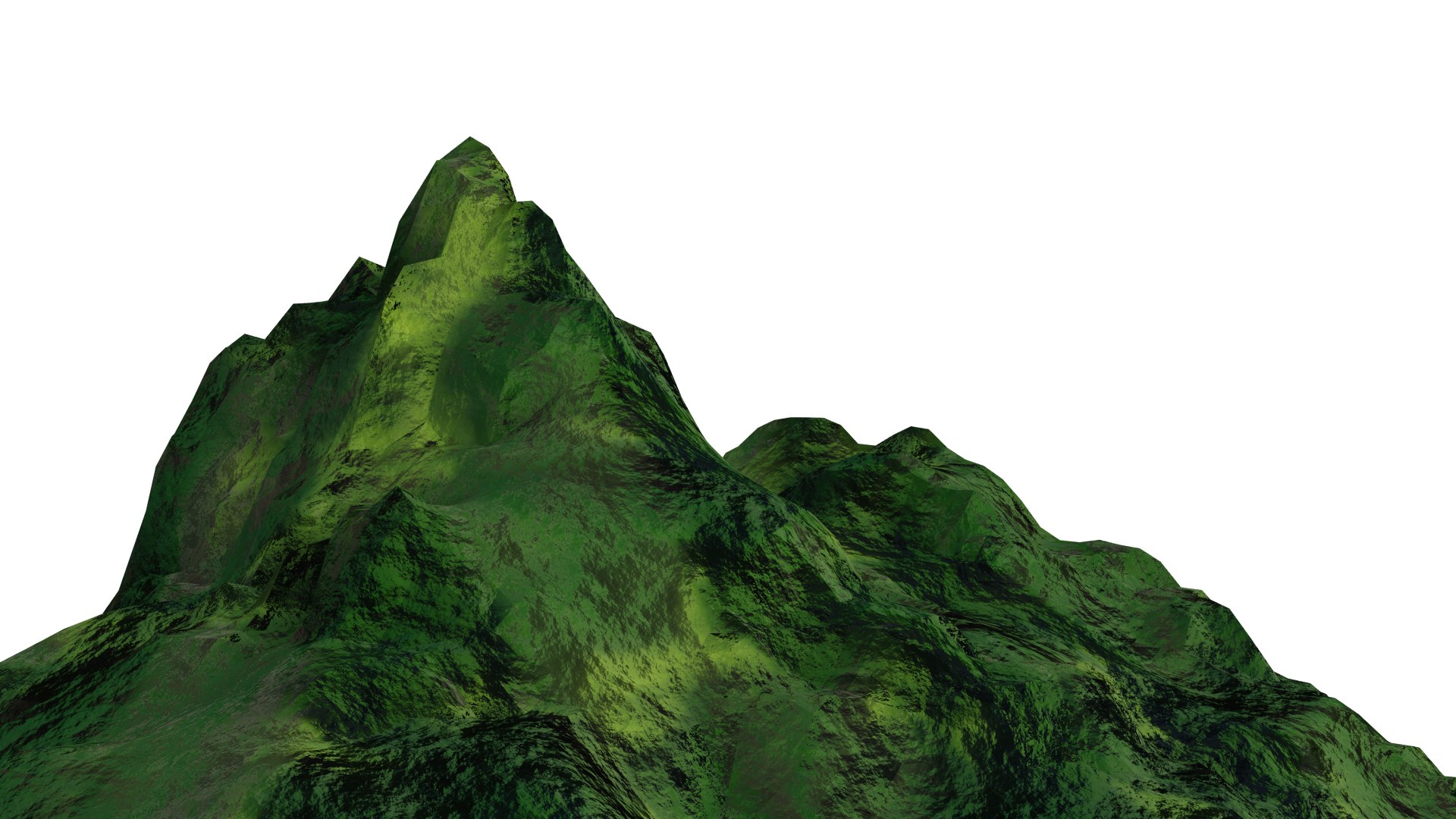 3D Green Landscape - TurboSquid 1929654