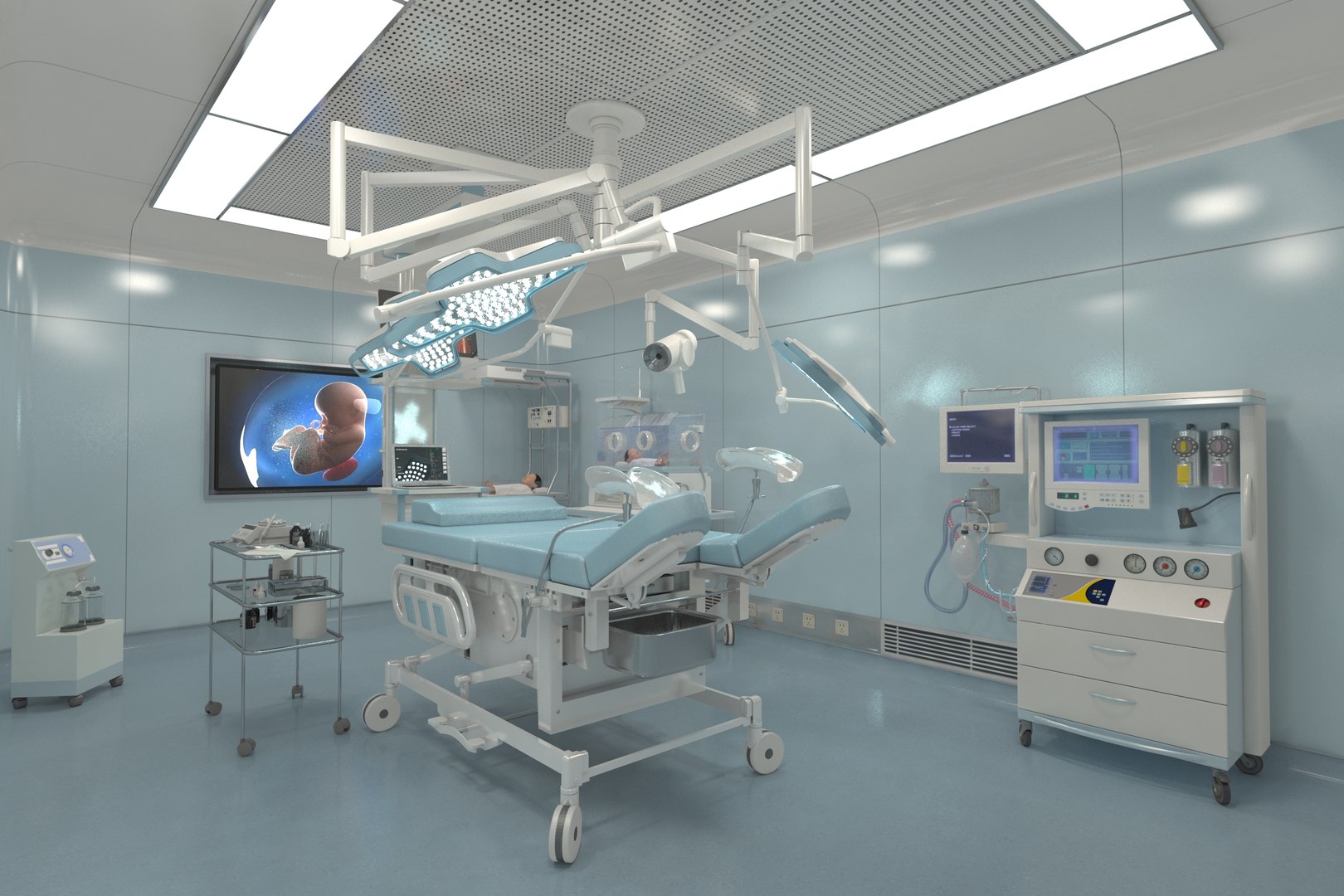 Medical Operating Room 3D - TurboSquid 2373832