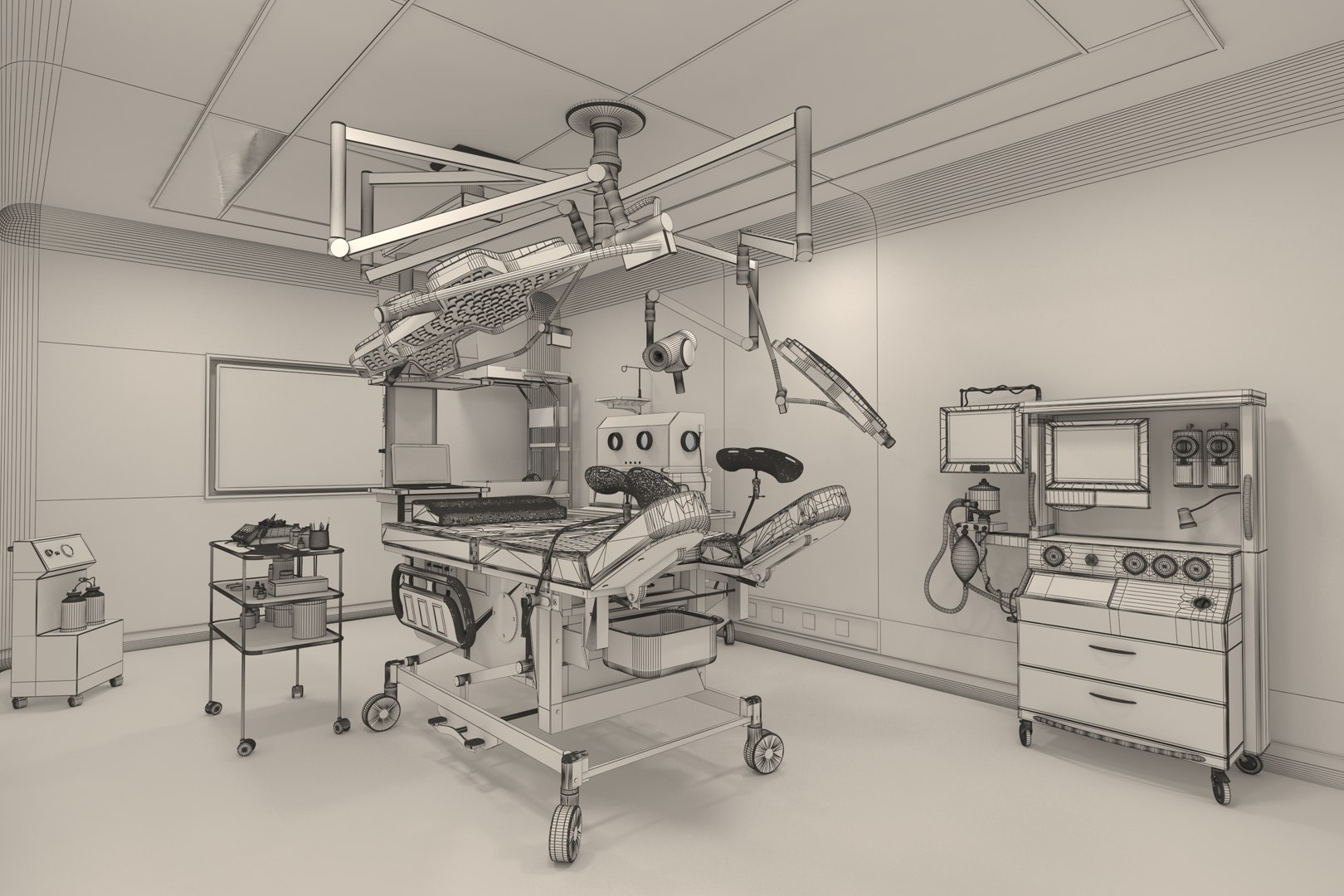 Medical Operating Room 3D - TurboSquid 2373832
