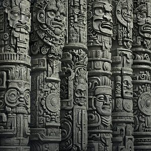 3D Mayan Models | TurboSquid
