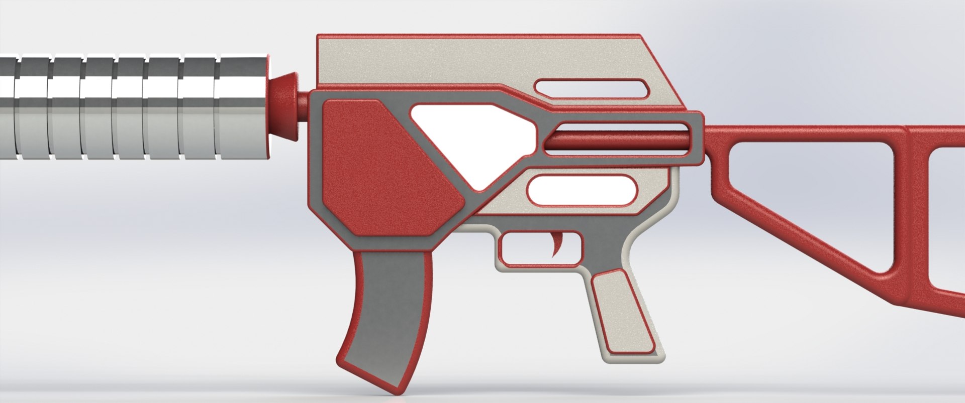 Concept Conceptual Gun 3d Model