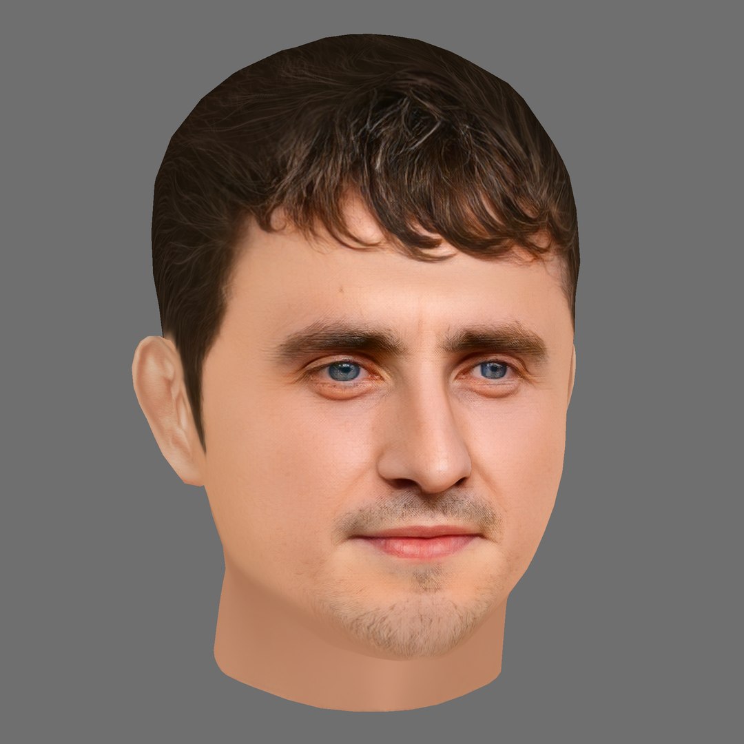 3D Paul Mescal Head - Low Poly Head For Game Model - TurboSquid 2299345