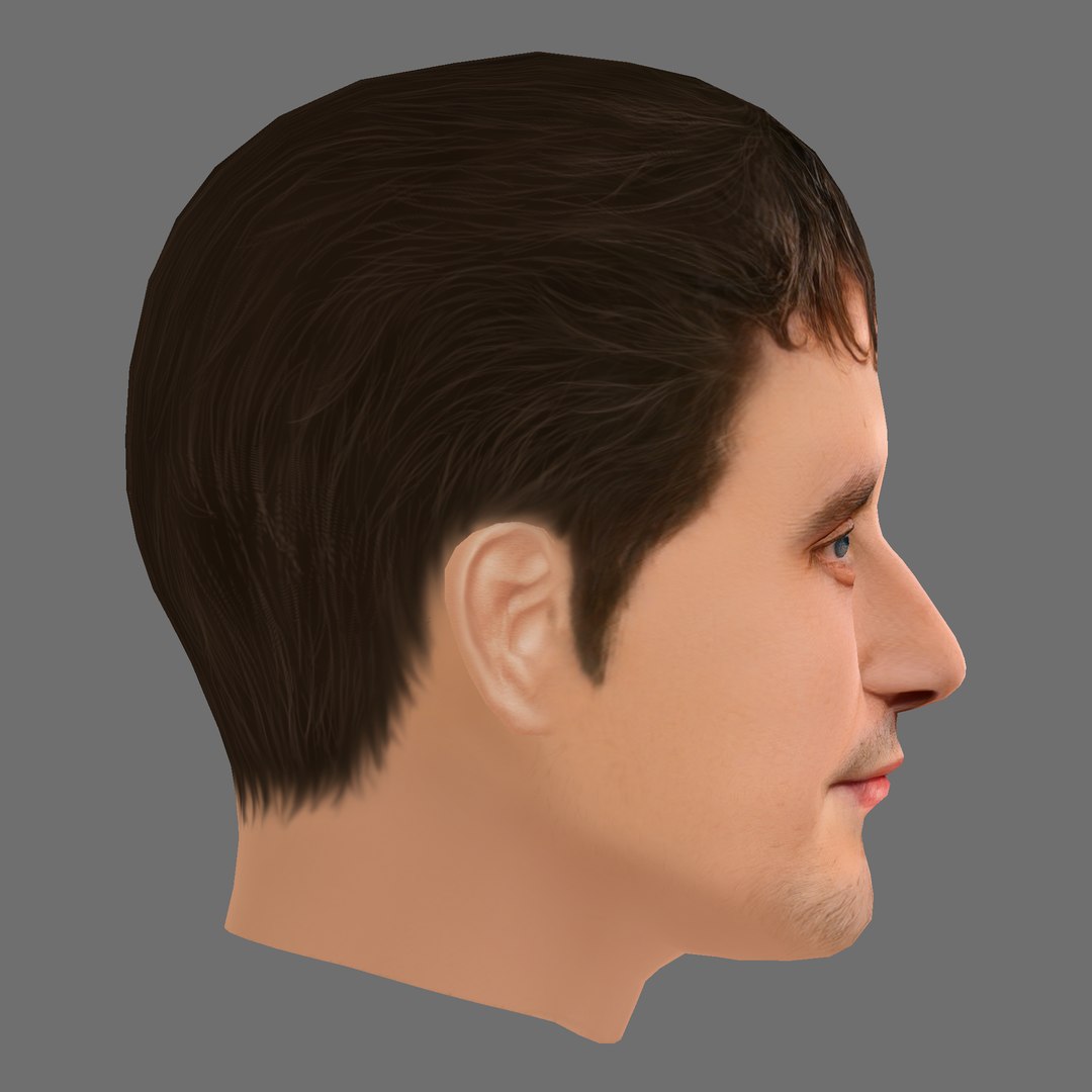 3D Paul Mescal Head - Low Poly Head For Game Model - TurboSquid 2299345