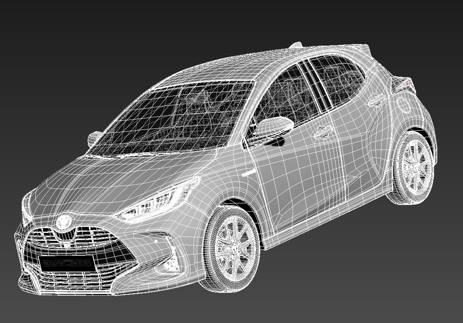 Toyota Yaris 2021 3D Model - TurboSquid 1569270