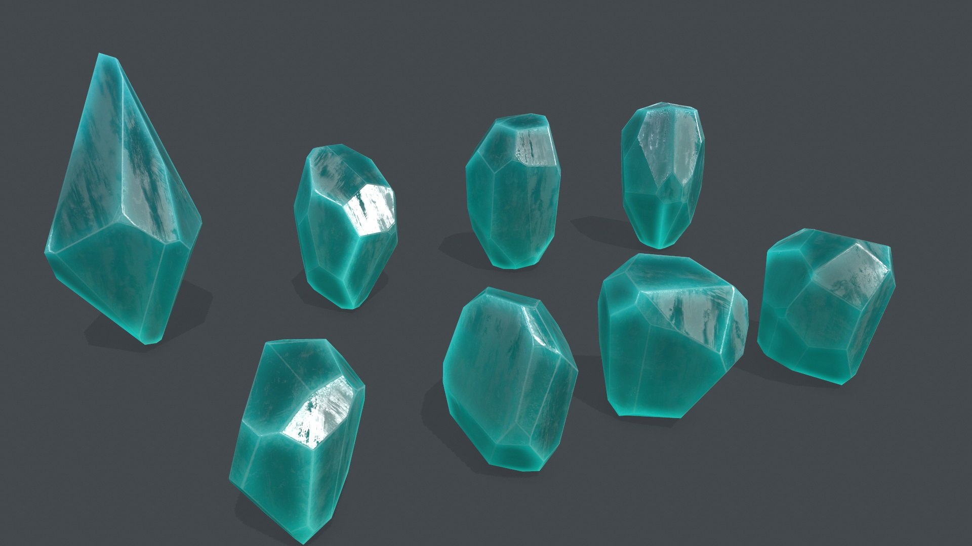 Crystal set model - TurboSquid 2077016