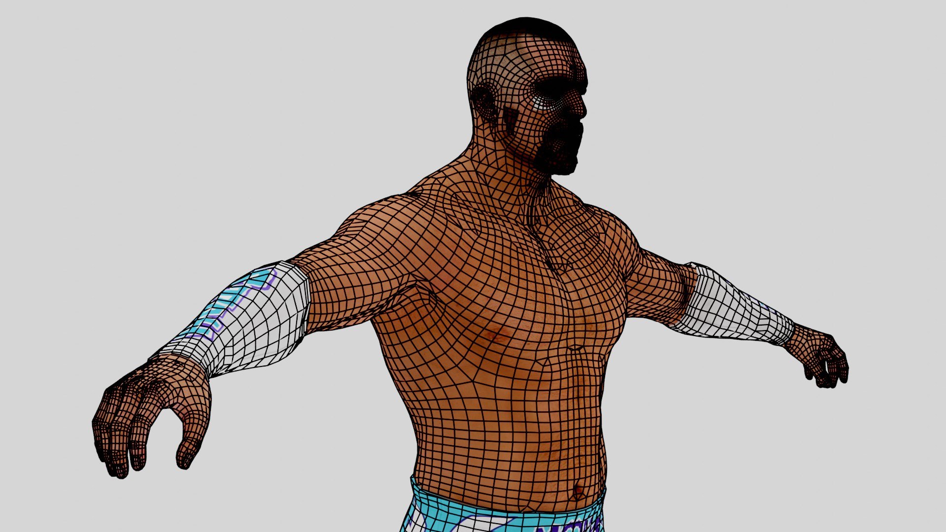 3D Mojo Rawley WWE Champion - TurboSquid 2115608